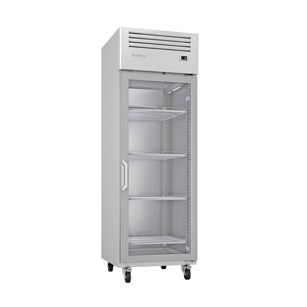 Infrico IRR‐AGB23CR One Section Glass Door Reach In Refrigerator ...