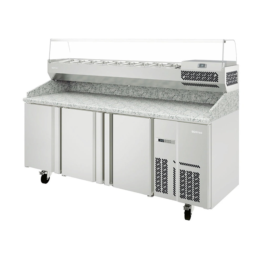 Infrico IRT-MPG1980-COMBO 78" Granite Top Pizza Prep Tablee – Pizza ...