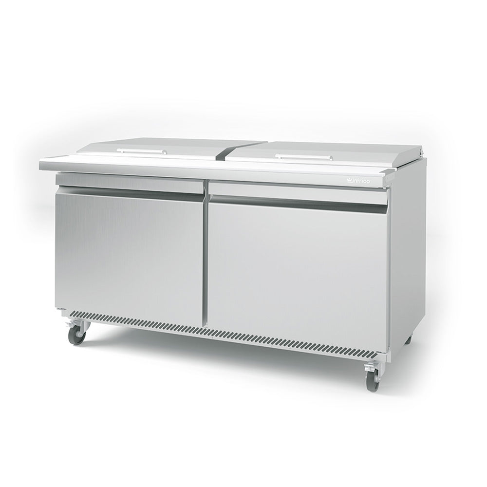 Infrico IRT-UC48PMT 48-1/8" Megatop Sandwich Prep Table – Pizza Solutions