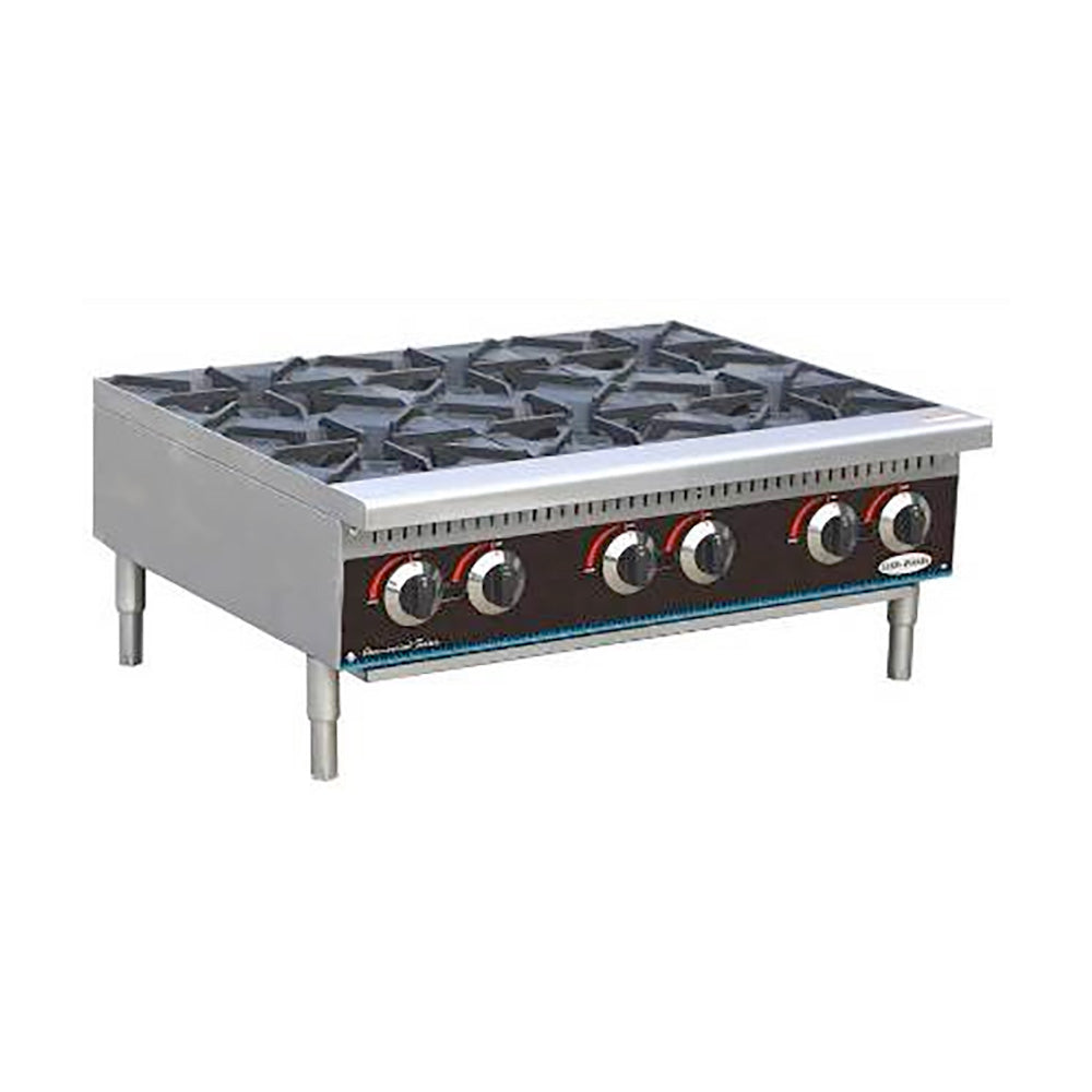 Serv-Ware SHPS-36 36" Gas Countertop Hot Plate – Pizza Solutions