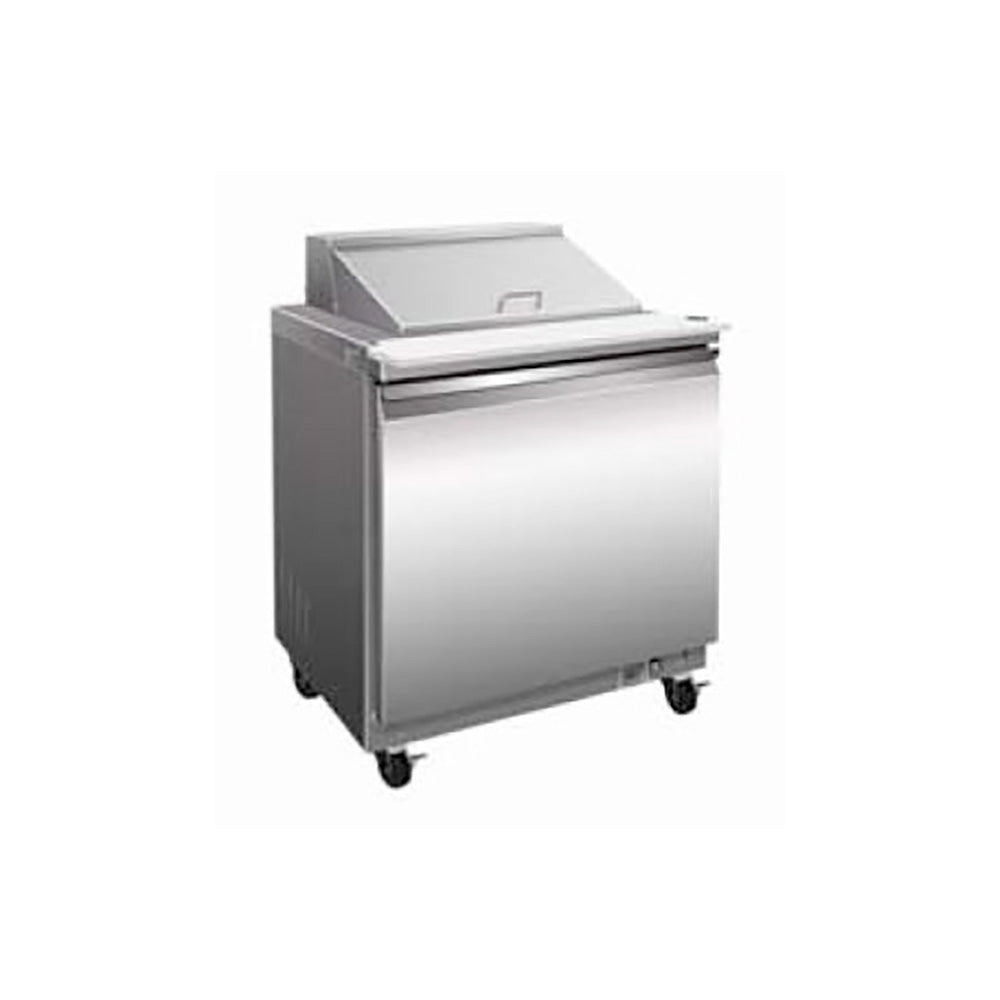 Serv-Ware SP29-12M-HC 29" 1-Door Mega Top Sandwich/Salad Prep Table ...
